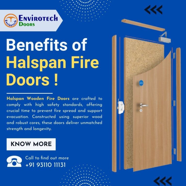 Halspan Wooden Fire Doors - Envirotech Acoustic Doors